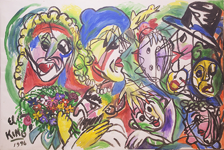 International Artist Eleanor King Hookham - large paintings available