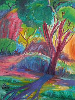 International Artist Eleanor King Hookham - large paintings available