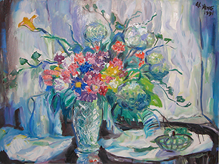 International Artist Eleanor King Hookham - large paintings available
